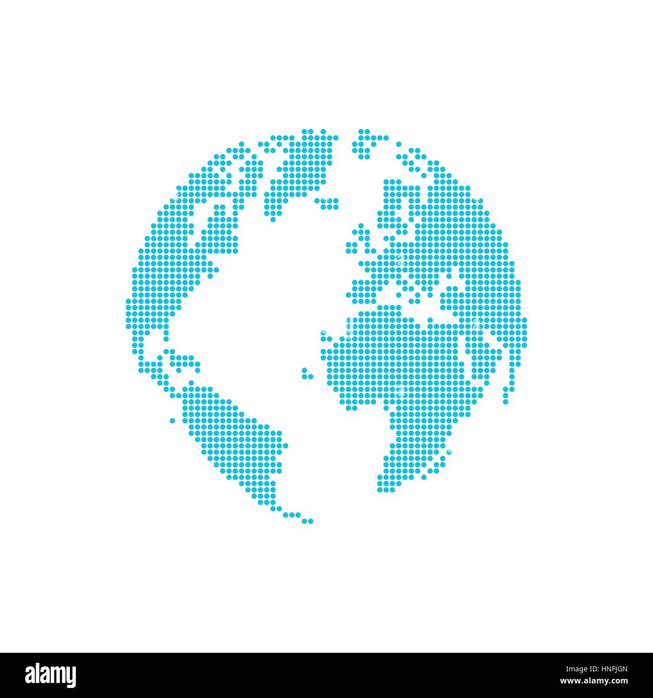 Dotted line map hi-res stock photography and images - Alamy