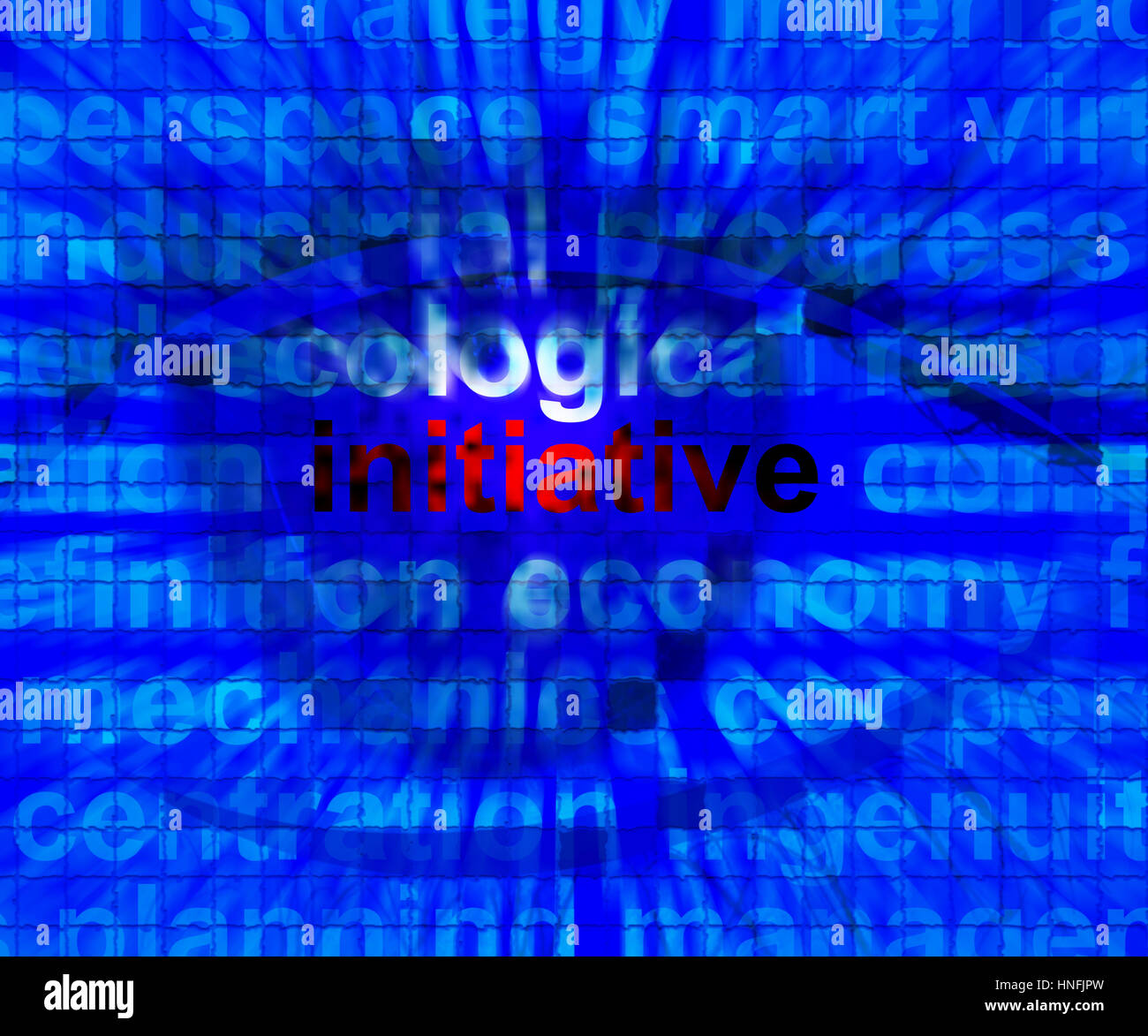 Initiative Word Means Leadership Inventiveness And Being Proactive 3d ...