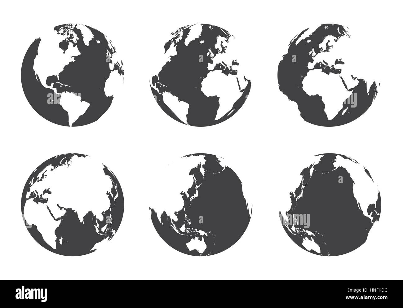 All side around the world . flat design Stock Vector Image & Art - Alamy