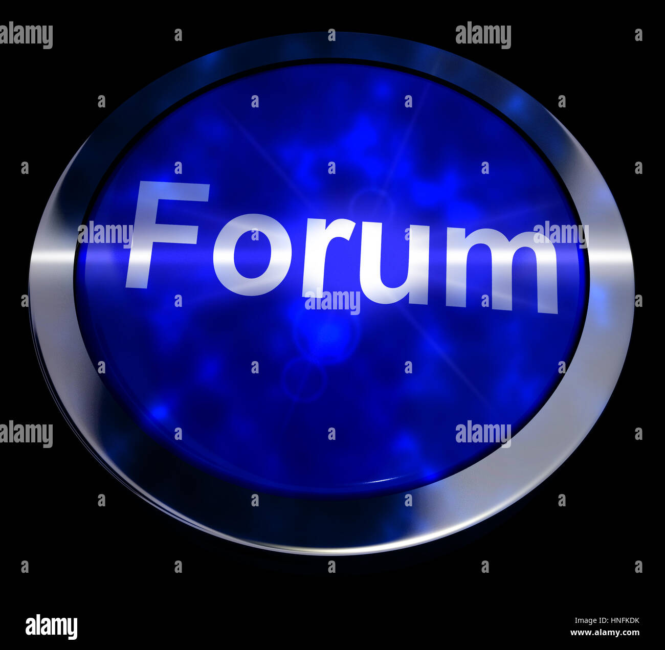 Forum Button For Social Media Community Or Getting Information 3d ...