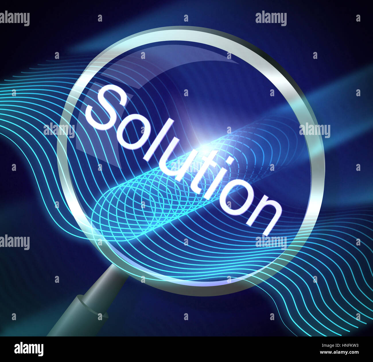 Success magnifier showing magnification hi-res stock photography and ...