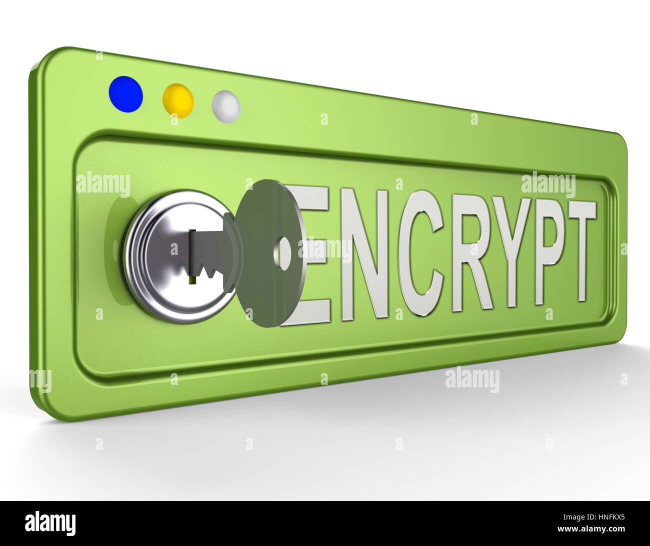 Encrypt Lock And Key Showing Protection Encryption 3d Illustration ...