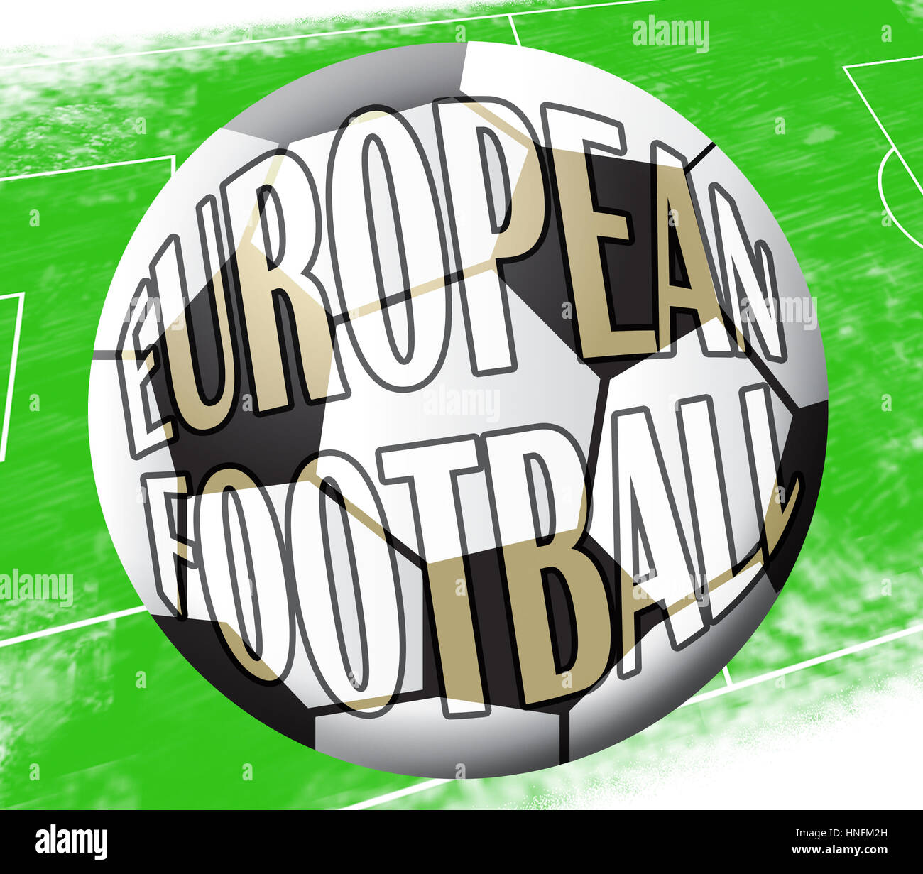 European footballs hi-res stock photography and images - Alamy