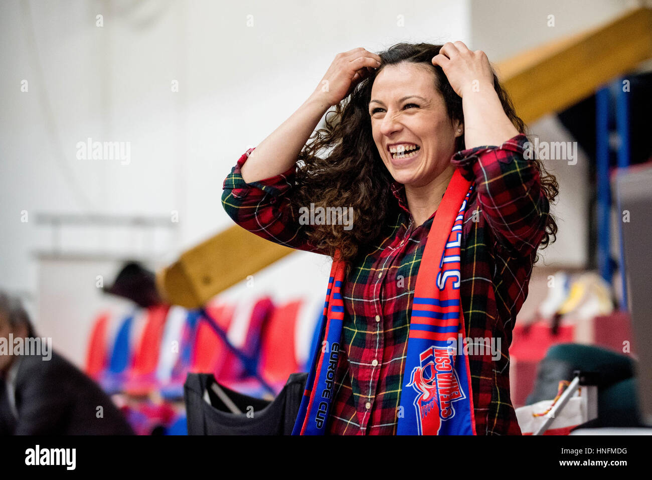 February 10, 2017: Andreea Chitu a judoka champion during the LNBM ...
