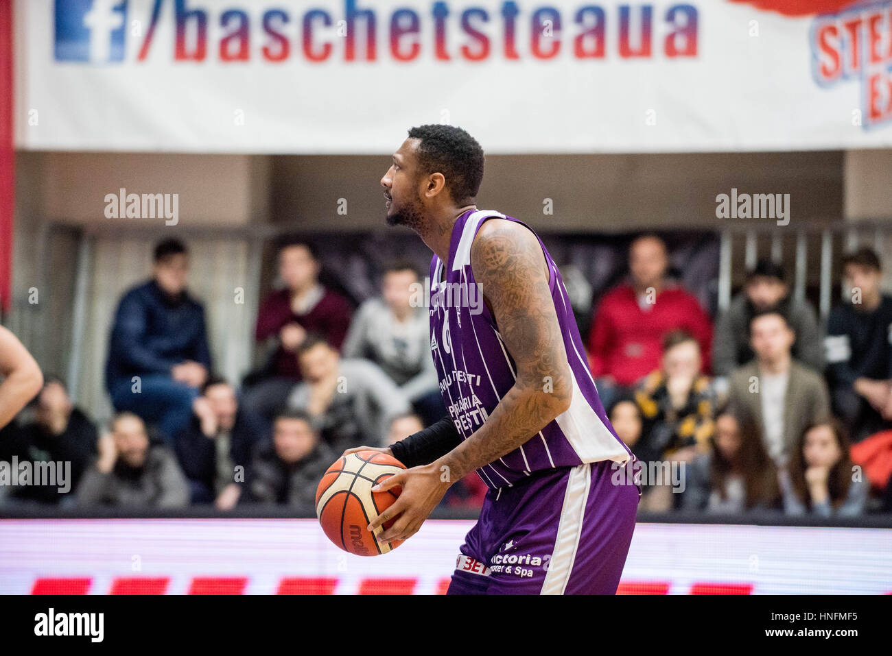 February 10, 2017: Vincent Hunter II #6 of BCM U Pitesti during the ...