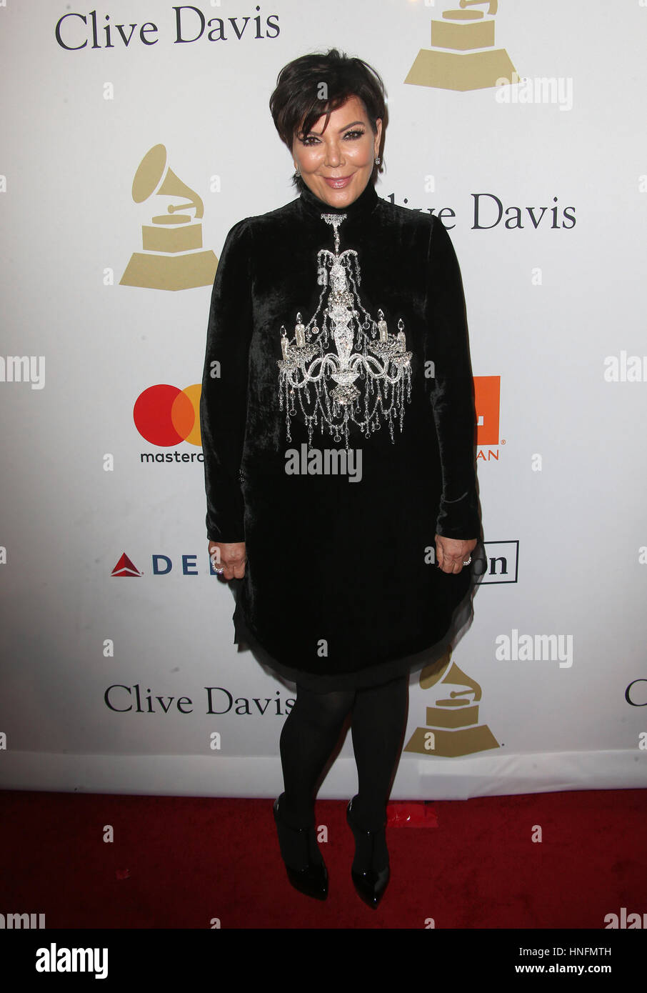 Beverly Hills, CA - February 11: Kris Jenner, At Pre-GRAMMY Gala and ...
