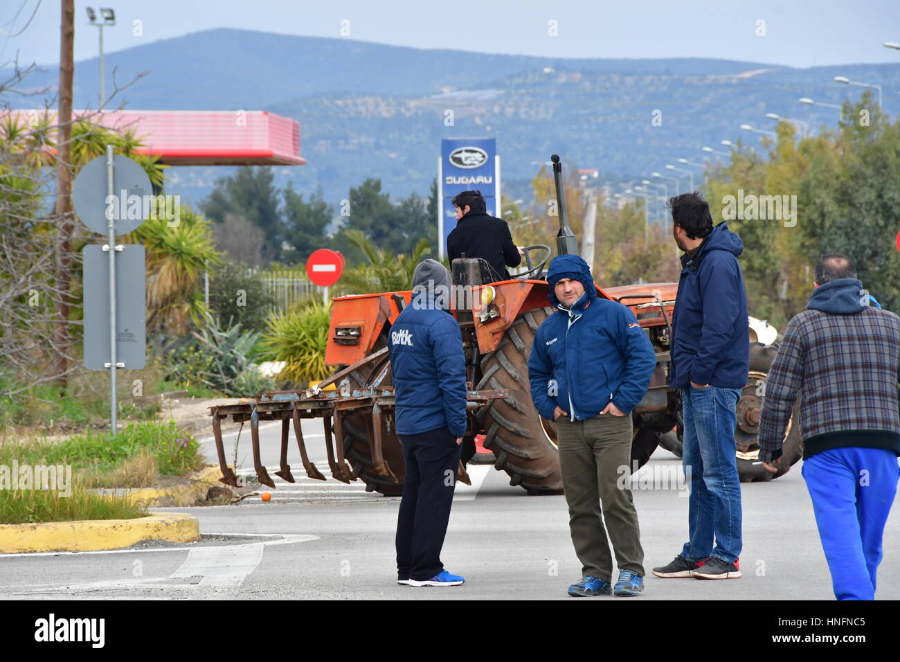 Farmer blockade hi-res stock photography and images - Alamy