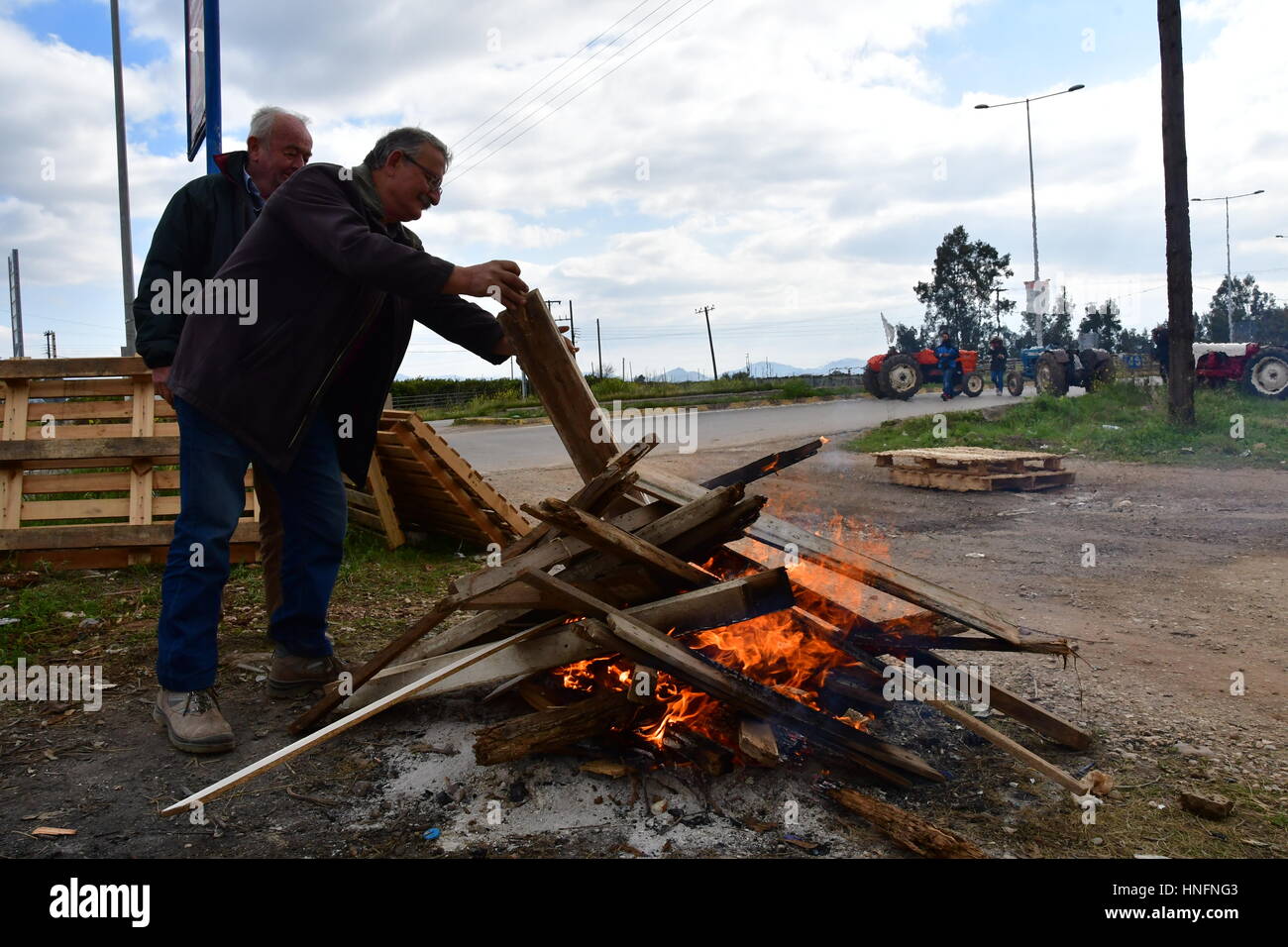 Farmer blockade hi-res stock photography and images - Alamy