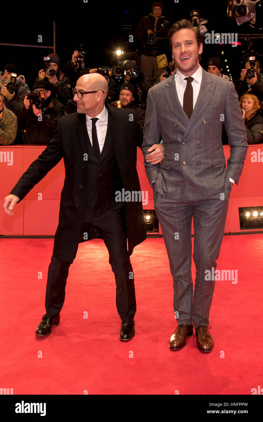 Berlin, Germany. 11th Feb, 2017. Actor Armie Hammer attends the ...