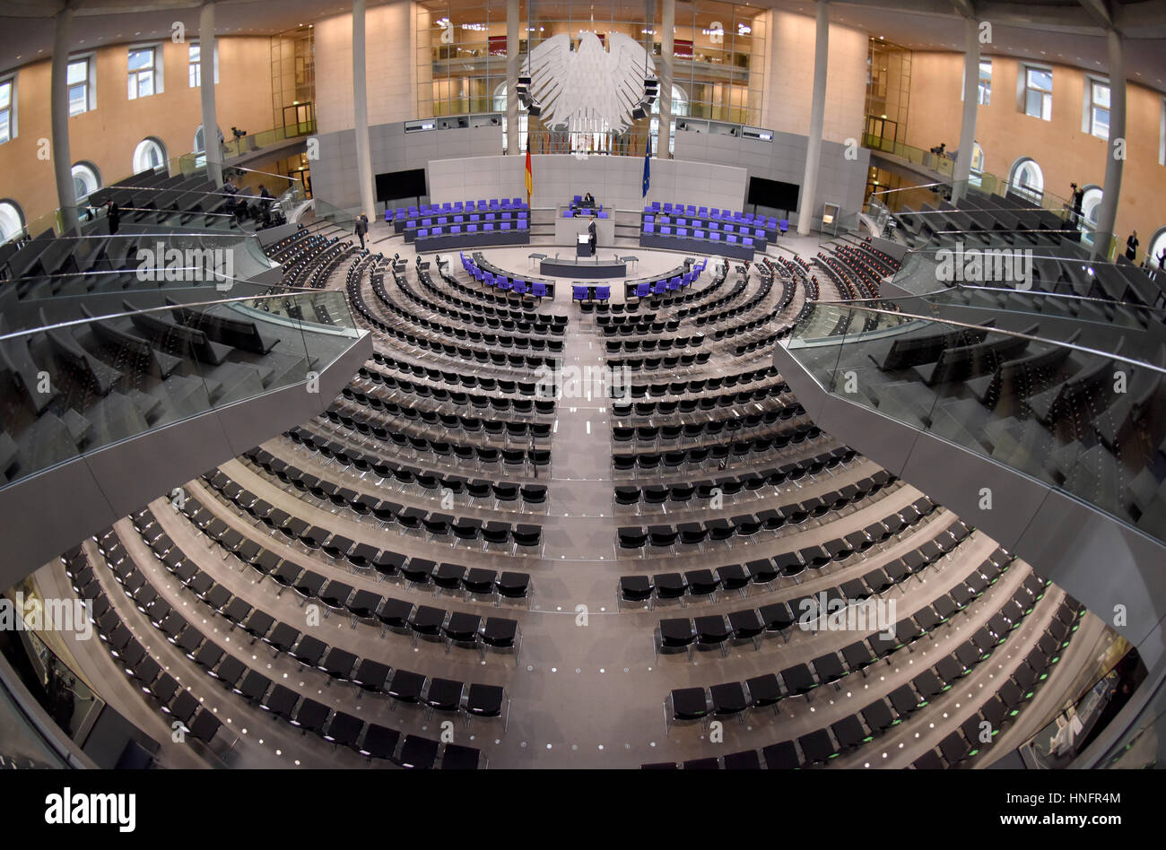 Berlin, Germany. 12th Feb, 2017. The seats for the 1260 members of the ...