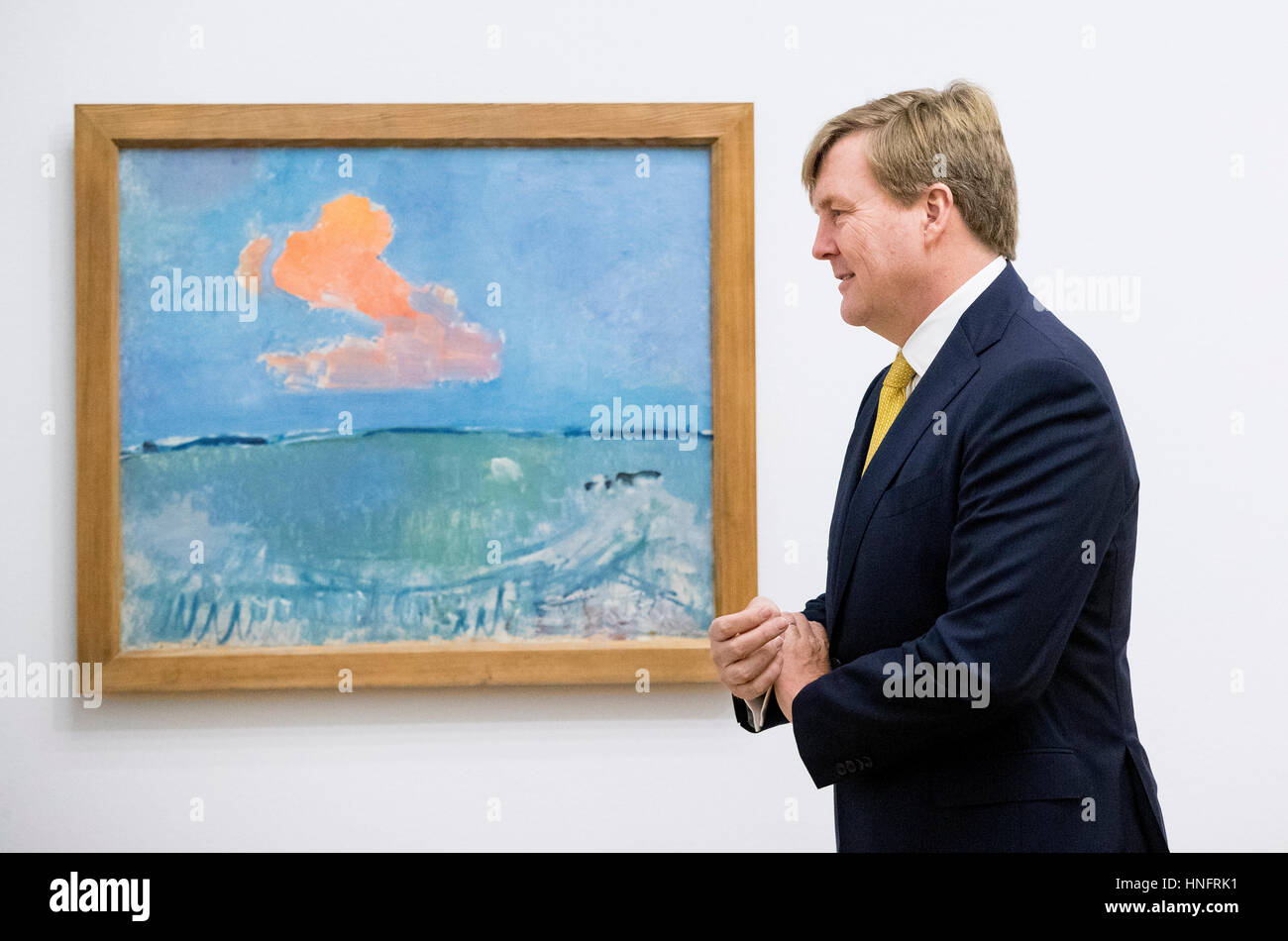 The Hague, The Netherlands. 11th Feb, 2017. King Willem-Alexander of ...