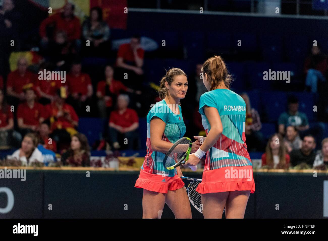 February 12, 2017: Sorana Cirstea (ROU) and Monica Niculescu (ROU ...