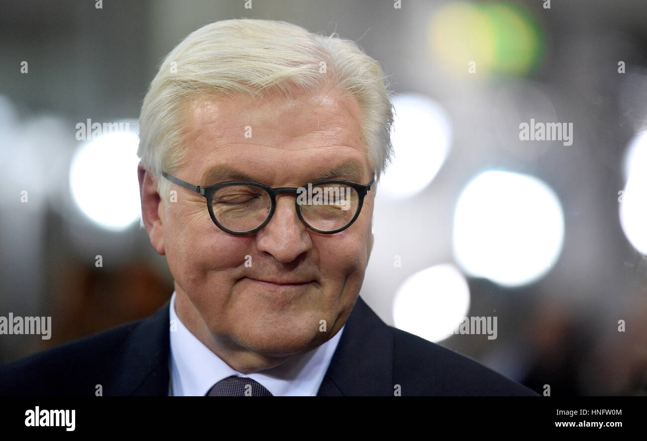 Berlin, Germany. 12th Feb, 2017. The designated Federal president Frank ...
