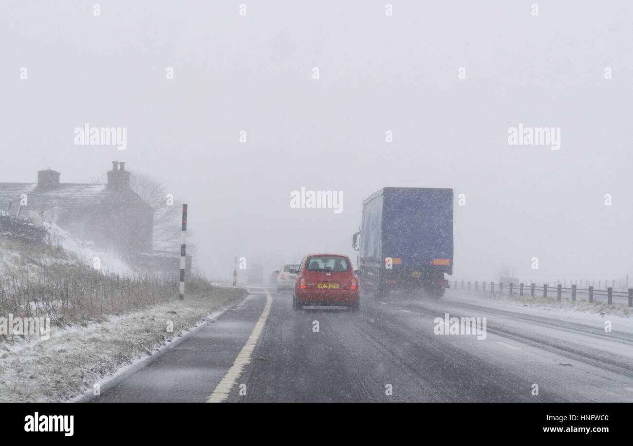 A66 car snow hi-res stock photography and images - Alamy