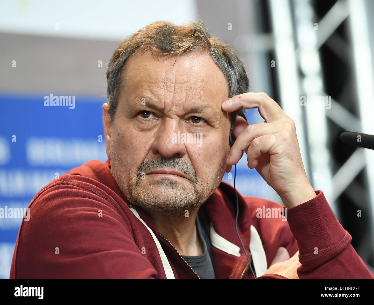 Berlin, Germany. 12th Feb, 2017. Actor Miroslav Krobot being ...