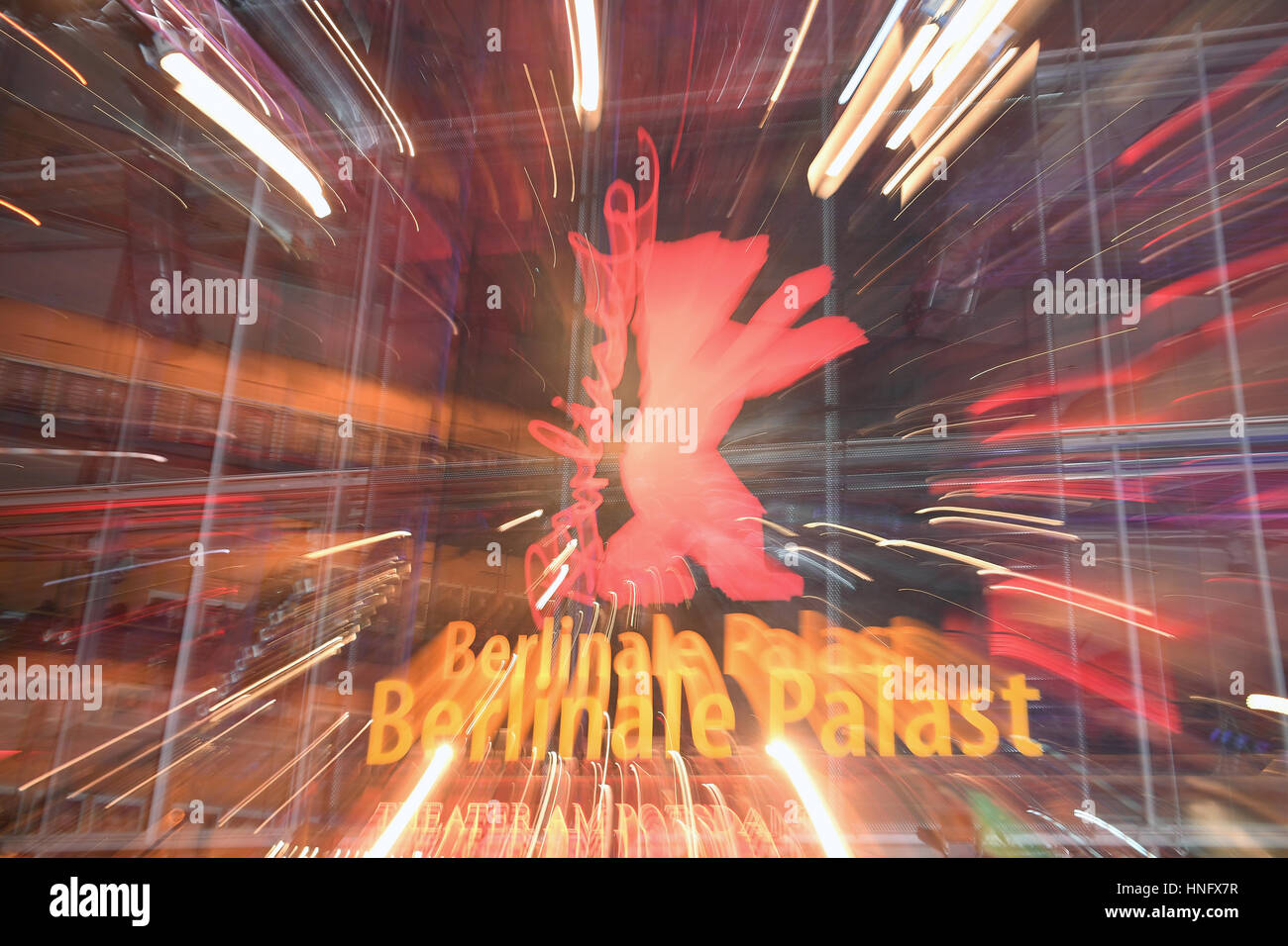 Berlin, Germany. 11th Feb, 2017. The symbol of the Berlinale - the bear ...