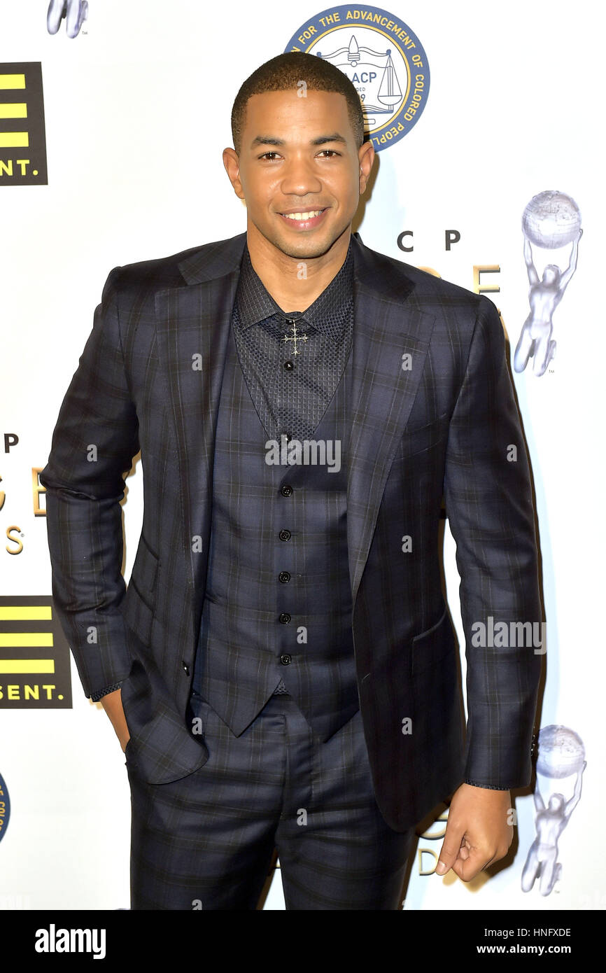 Pasadena, United States Of America. 10th Feb, 2017. Alano Miller poses ...