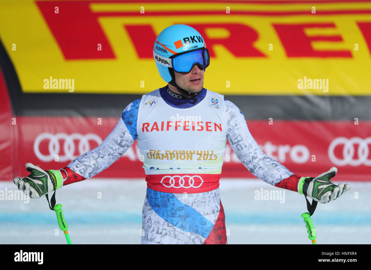 St. Moritz, Switzerland. 12th Feb, 2017. Patrick Kueng from Switzerland ...