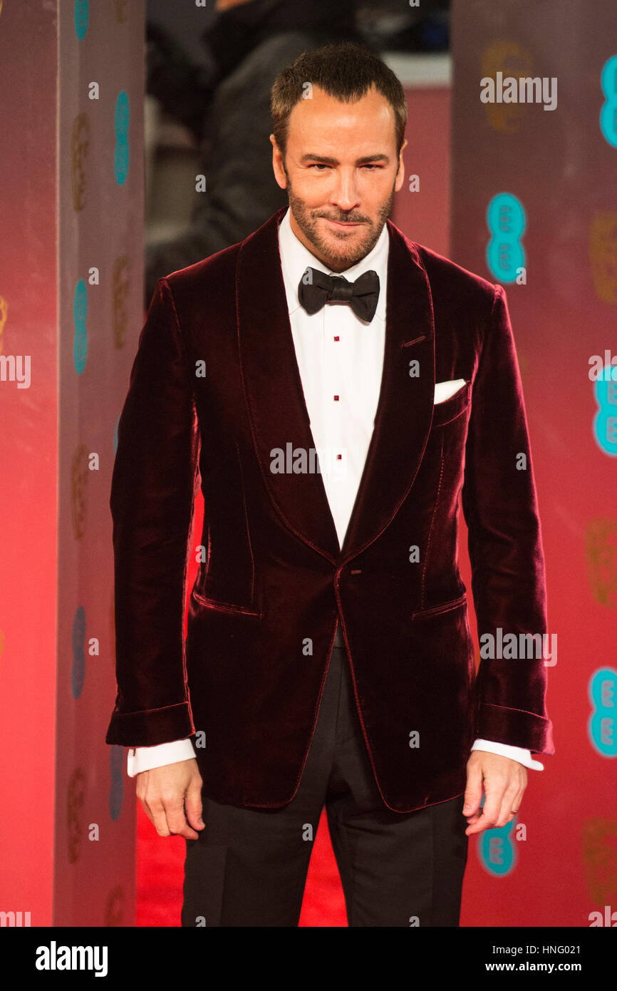 London, UK. 12th Feb, 2017. Tom Ford. Red carpet arrivals for the EE ...