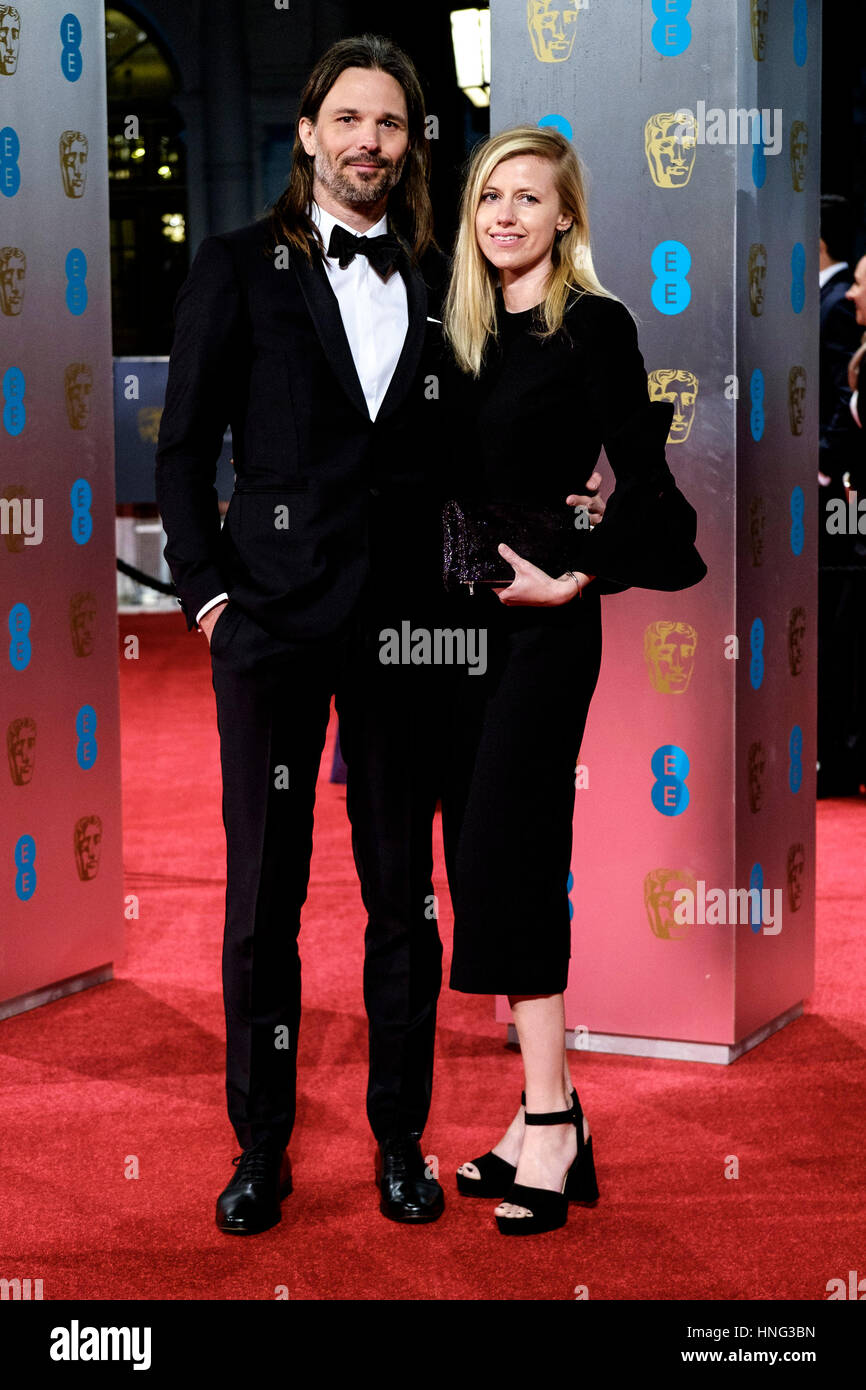 London, UK. 12th February 2017. Linus Sandgren arrives at the EE ...