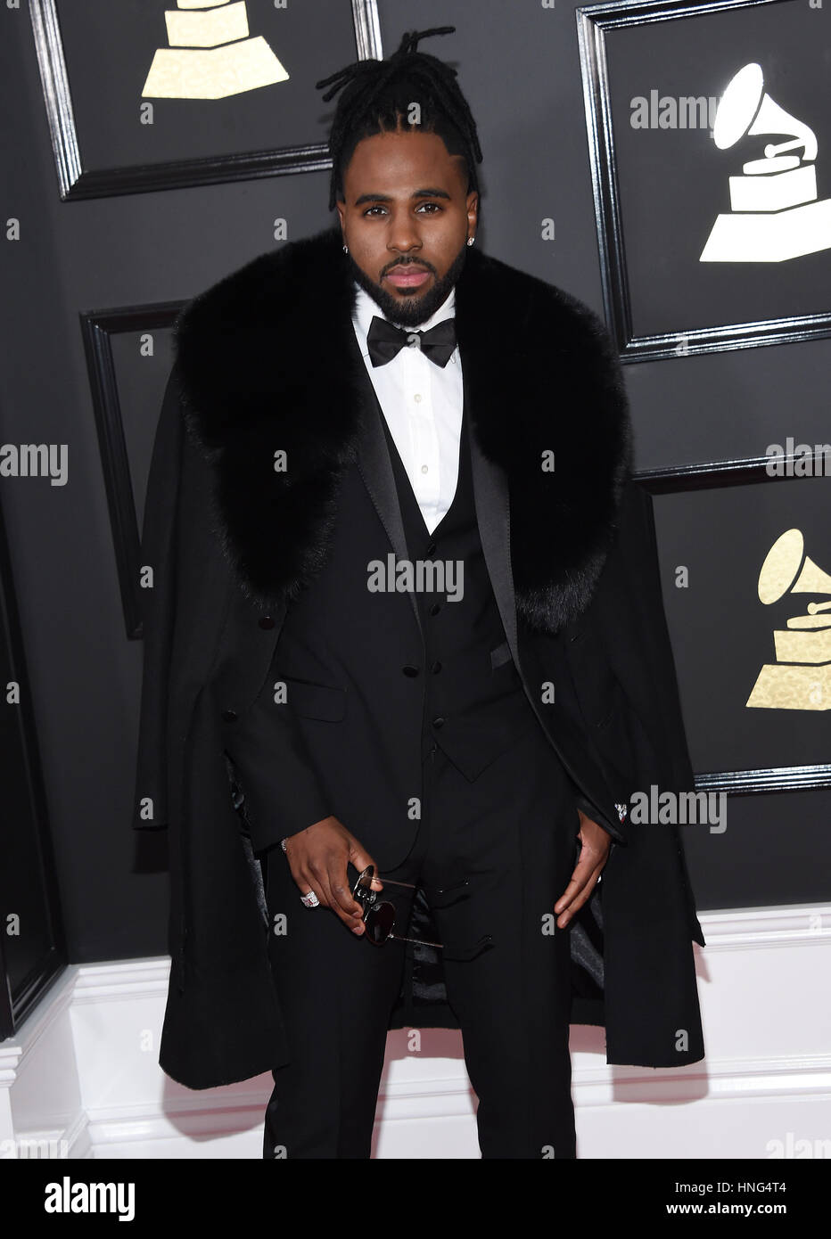 Los Angeles, California, USA. 12th Feb, 2017. Jason Derulo arrives for ...