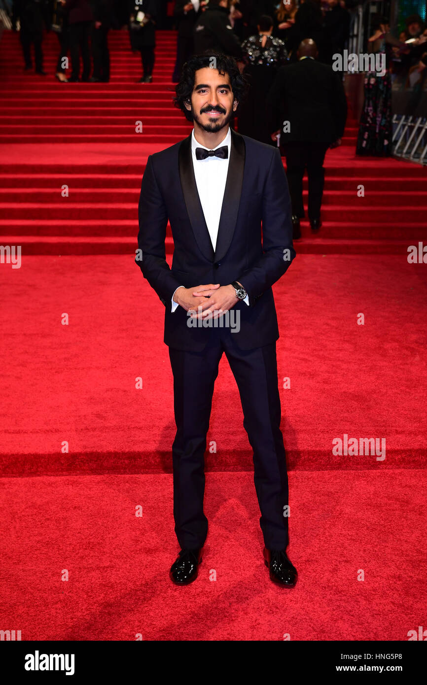 Dev Patel attending the EE British Academy Film Awards held at the ...
