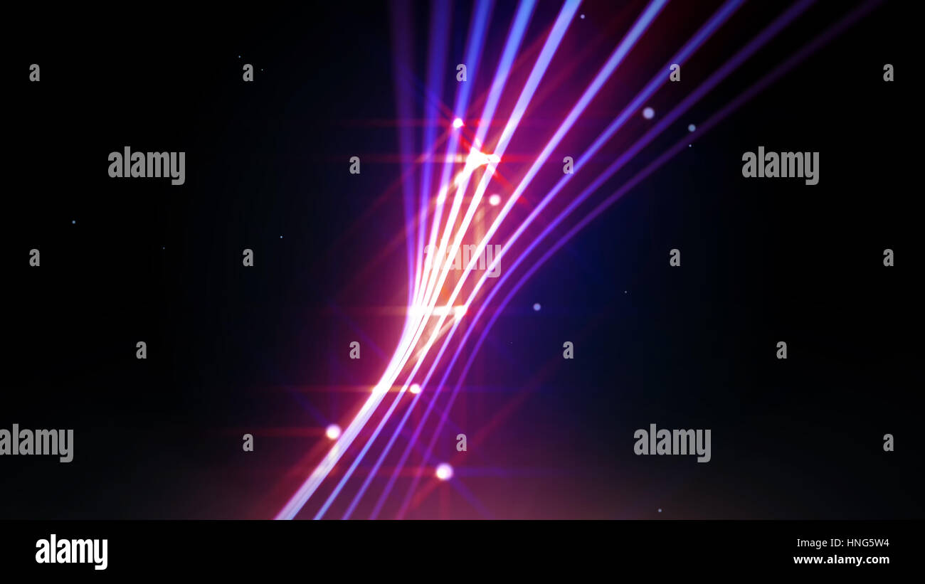 Streaking shiny purple lines as abstract background for business ...