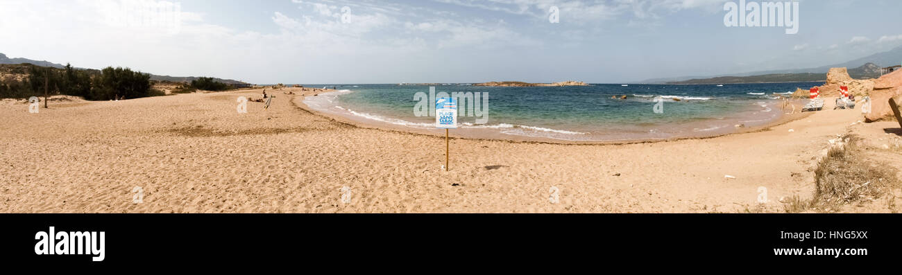 Corsica, France: Tonnara beach with rocks on the sea Stock Photo - Alamy