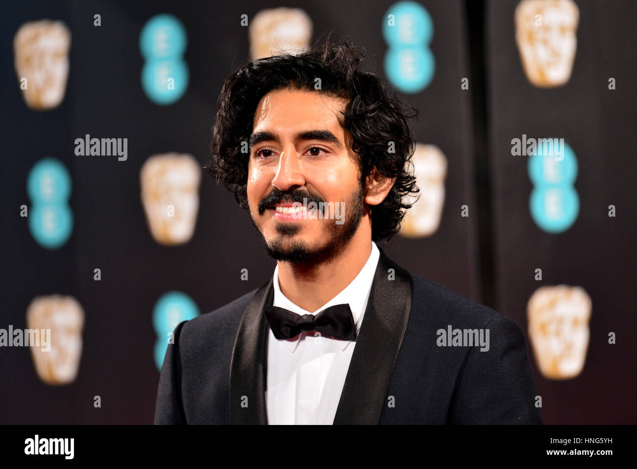 Dev Patel attending the EE British Academy Film Awards held at the ...