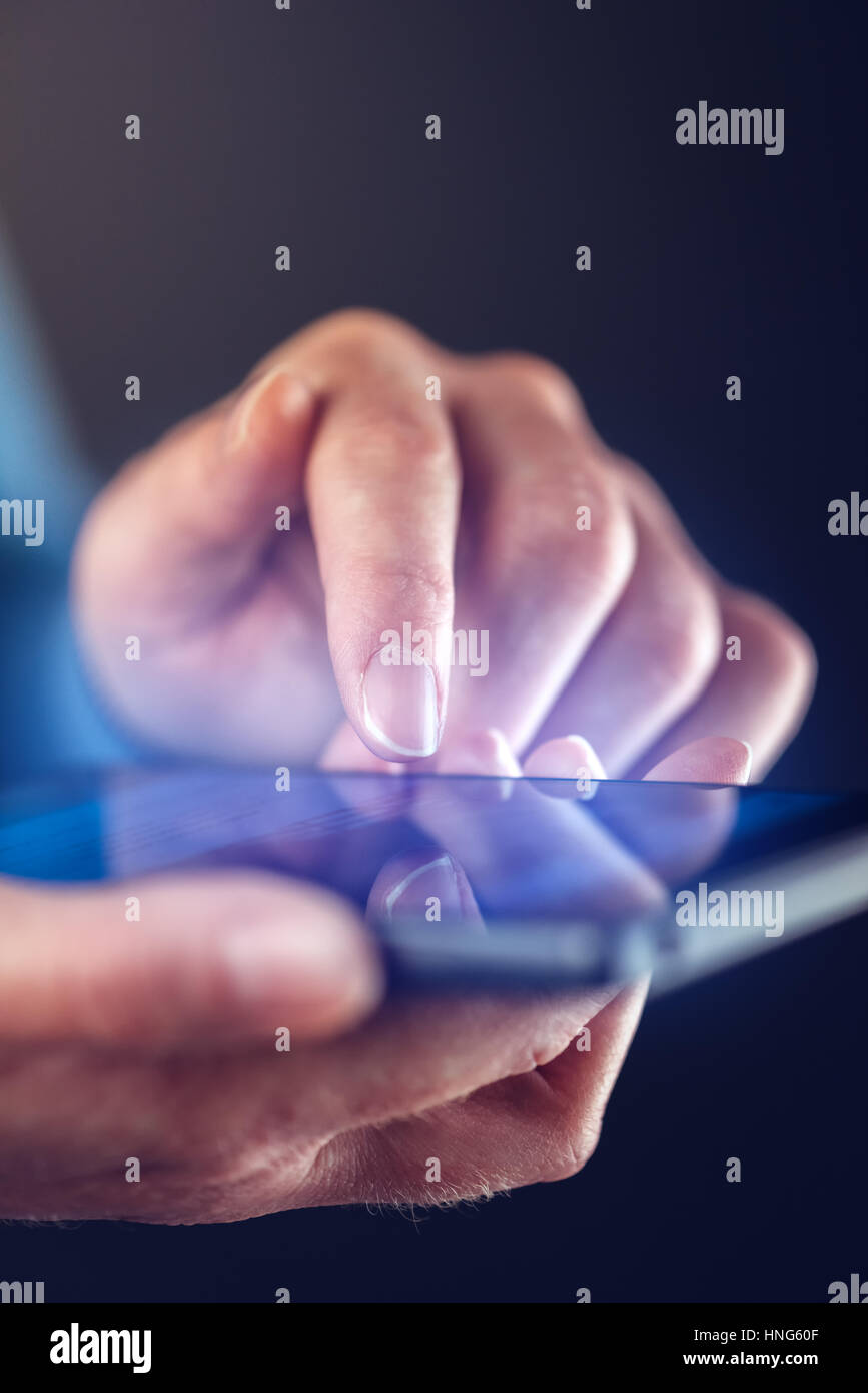 Finger gadget hi-res stock photography and images - Alamy