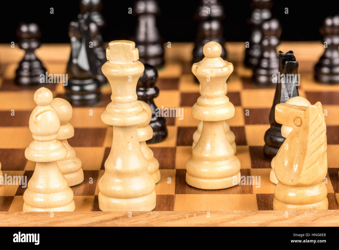 Chess game in progress hi-res stock photography and images - Alamy