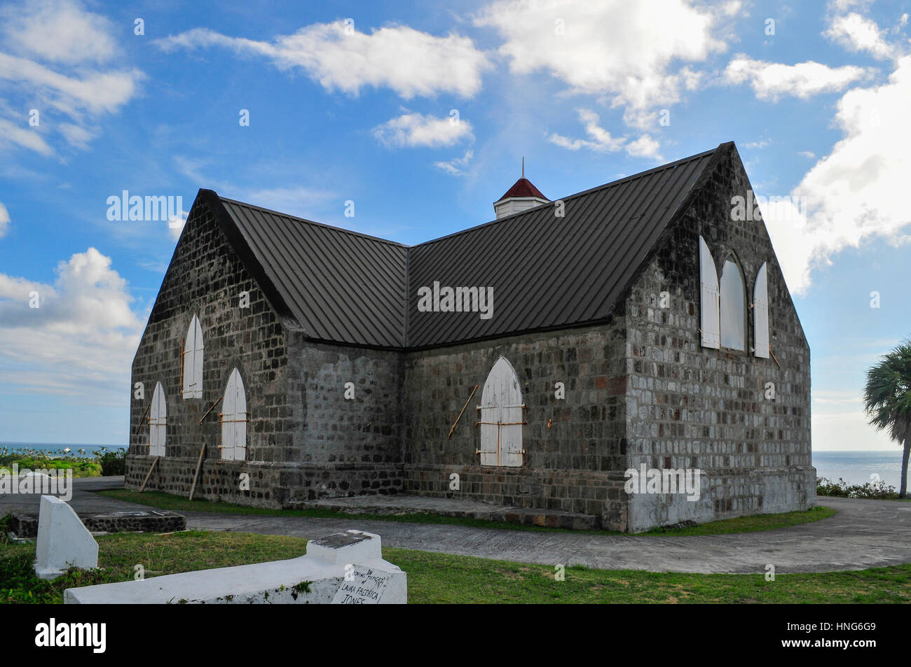 The Caribbean, island of Nevis Stock Photo - Alamy