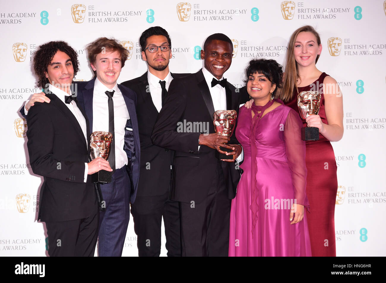 Khaled Gad, (left) Anushka Kishani (second from right) and Elena ...