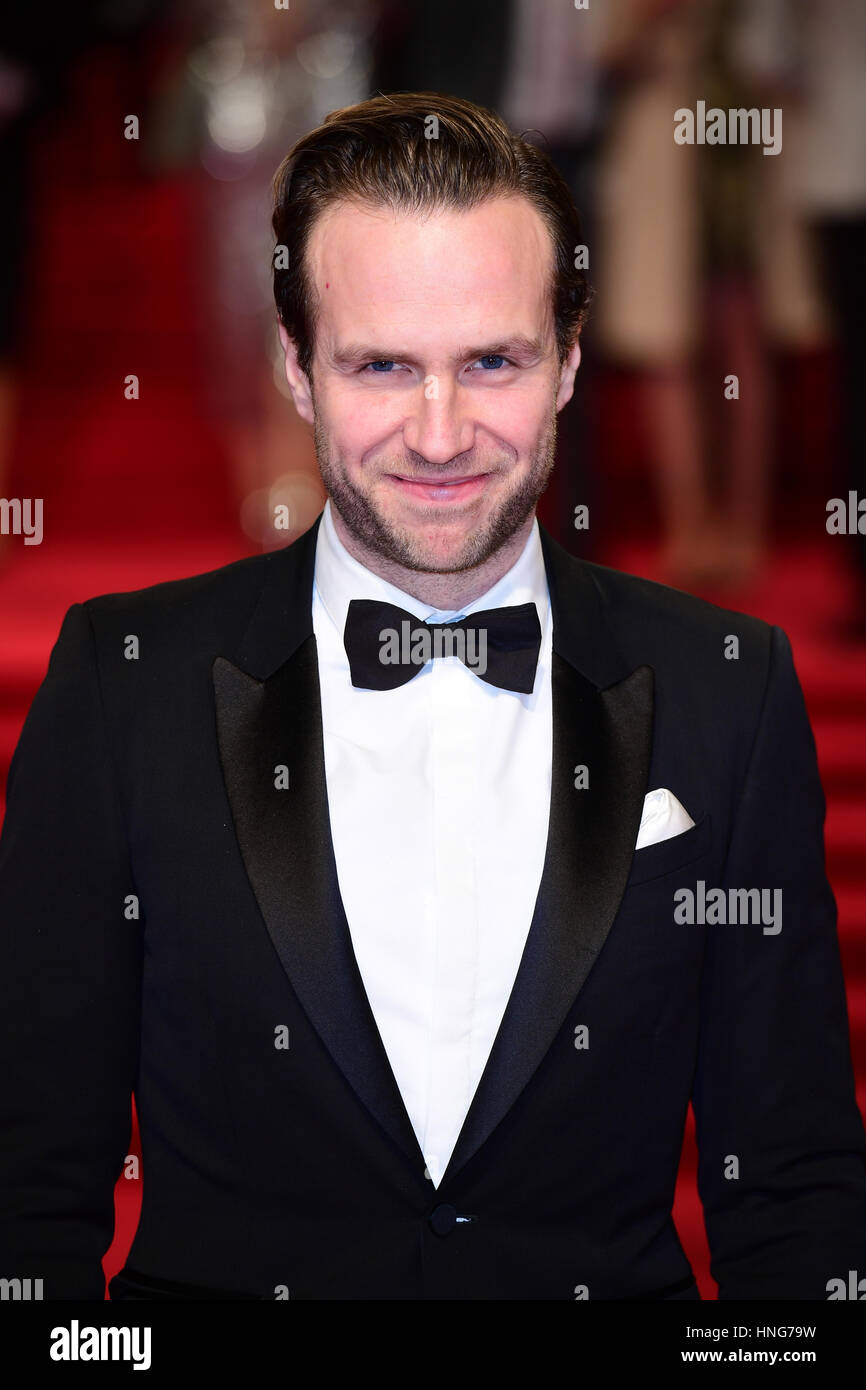 Rafe Spall attending the EE British Academy Film Awards held at the ...