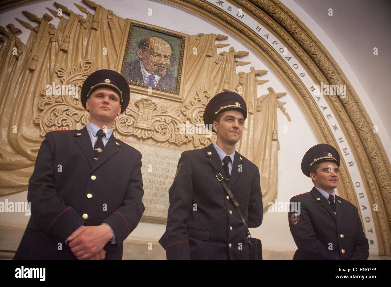 Moscow Subway in Russia Stock Photo - Alamy
