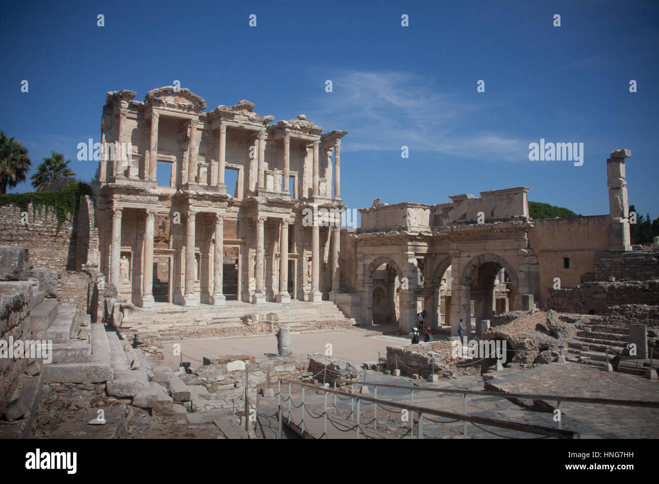 Library of Celsus in Ephesus in Ancient Turkey Stock Photo - Alamy