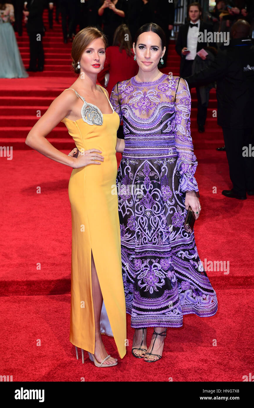 Millie Mackintosh and Louise Roe (right) attending the EE British ...