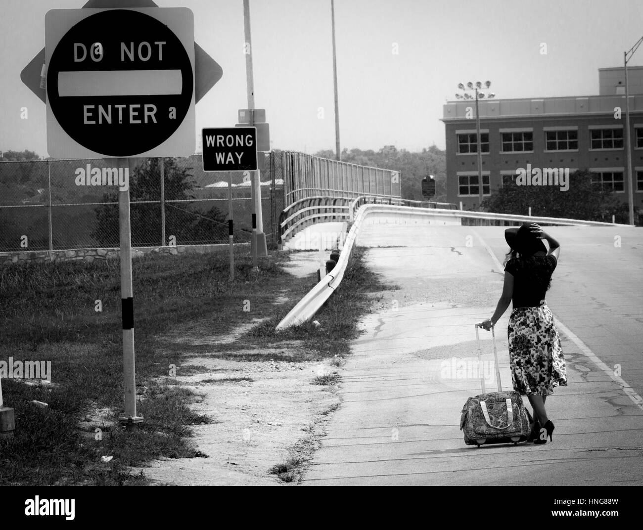 Doing their own thing Black and White Stock Photos & Images - Alamy