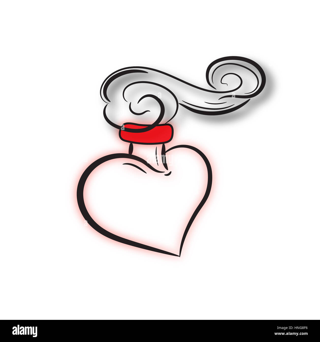 Valentine heart cartoons hi-res stock photography and images - Alamy