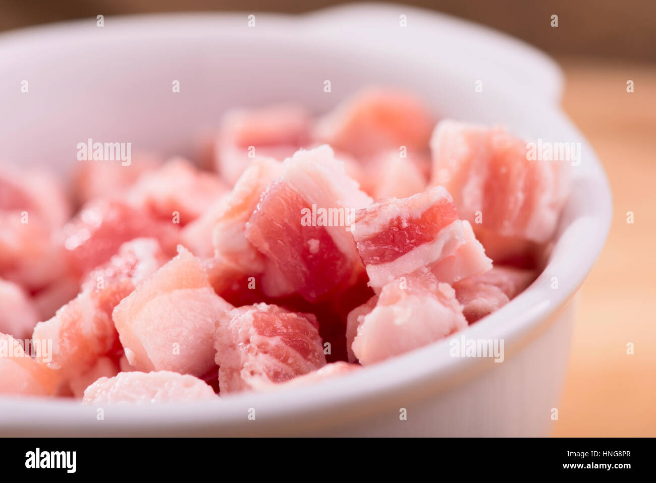 Bacon cubes hi-res stock photography and images - Alamy