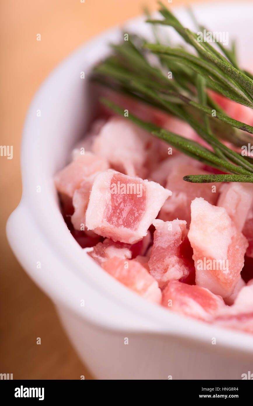 Diced bacon hi-res stock photography and images - Alamy