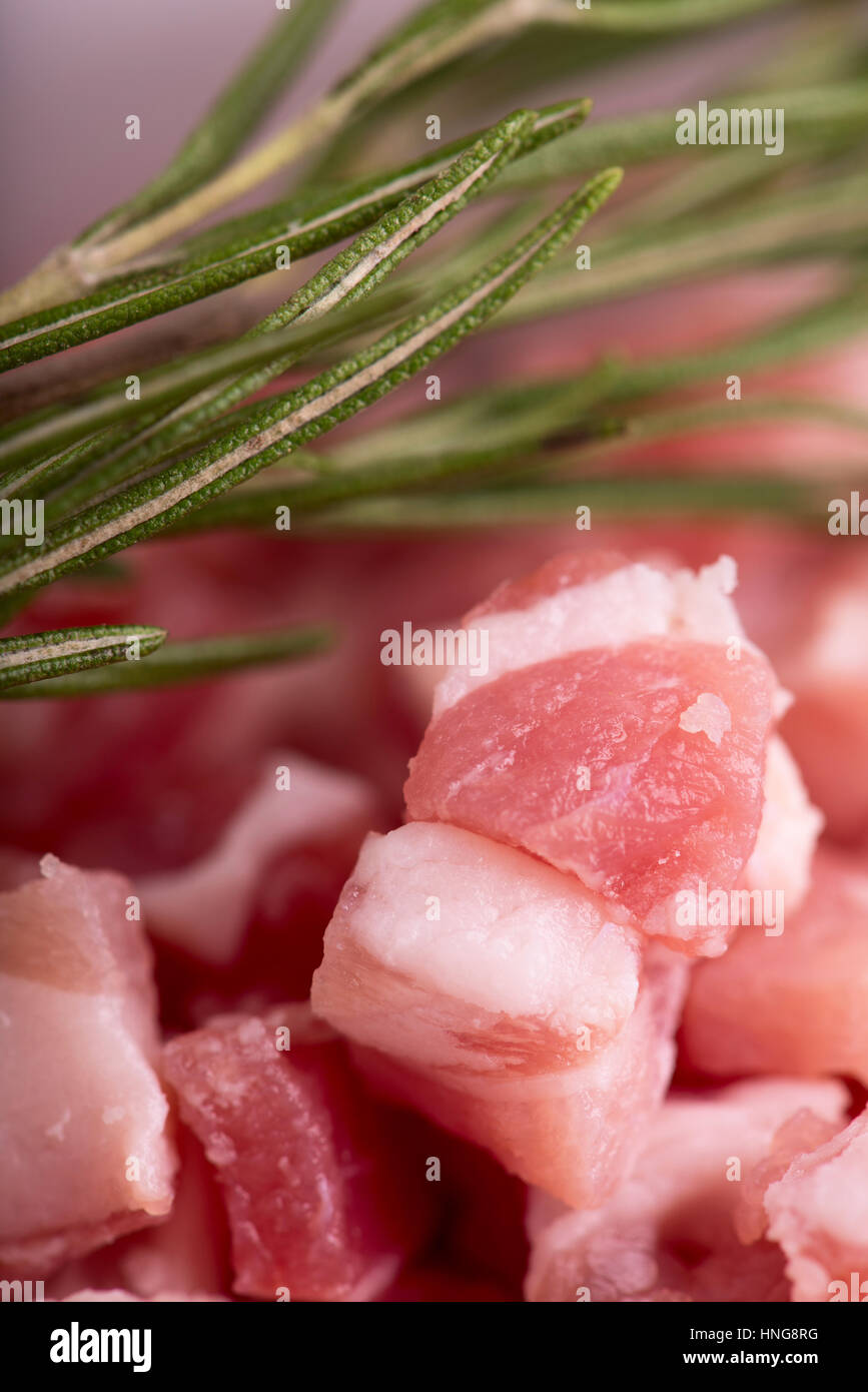 Bacon cubes hi-res stock photography and images - Alamy