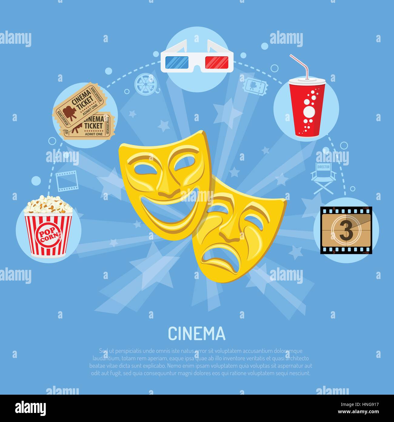 Concept art movie Stock Vector Images - Alamy