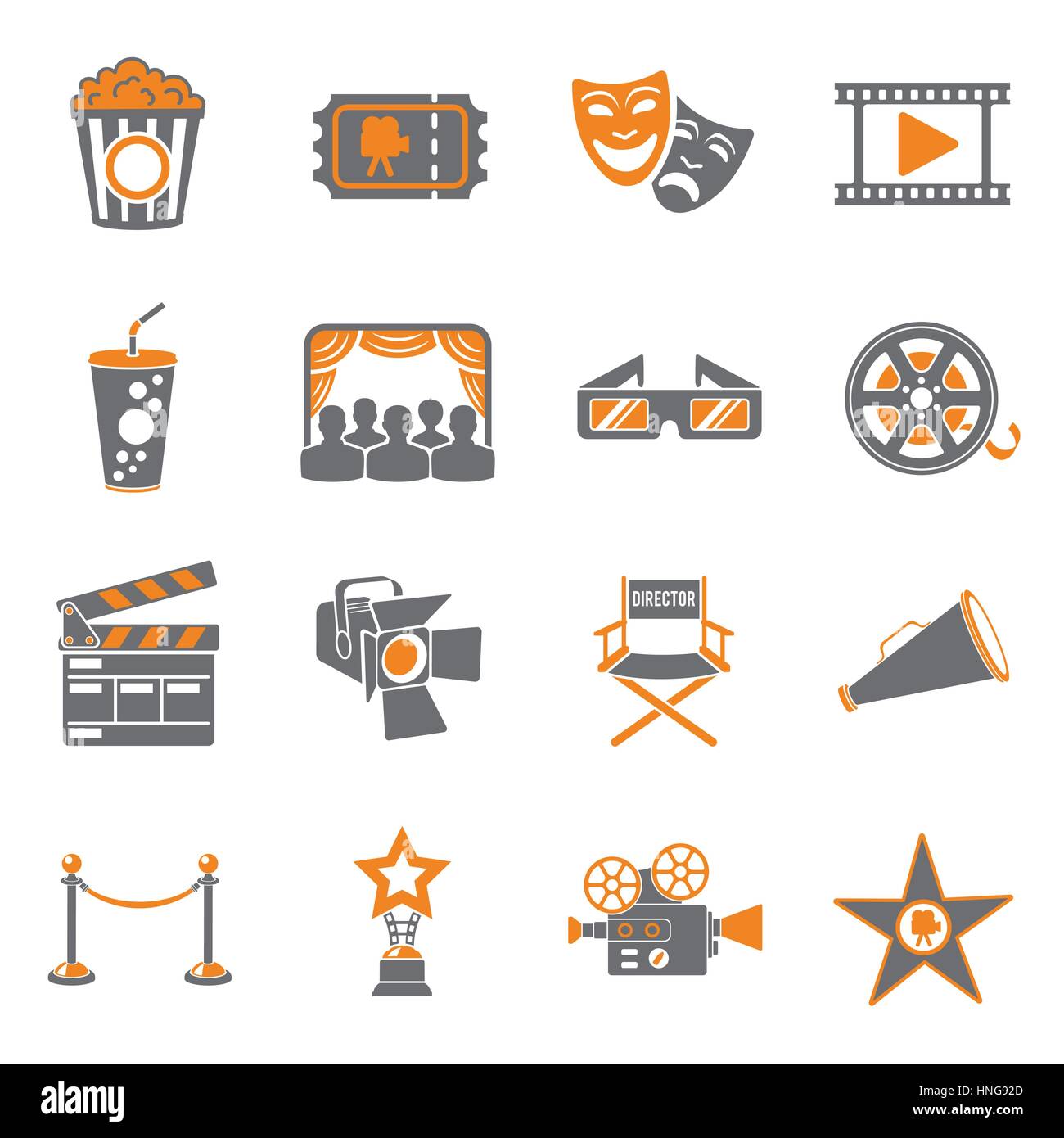 Movie tickets popcorn Stock Vector Images - Alamy