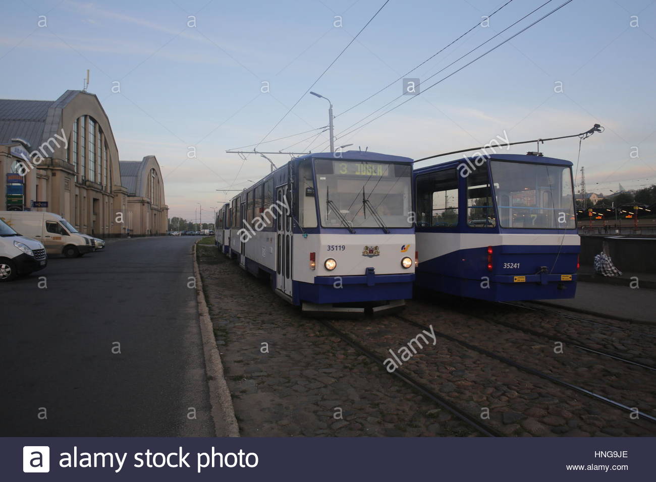 Riga tram system hi-res stock photography and images - Alamy