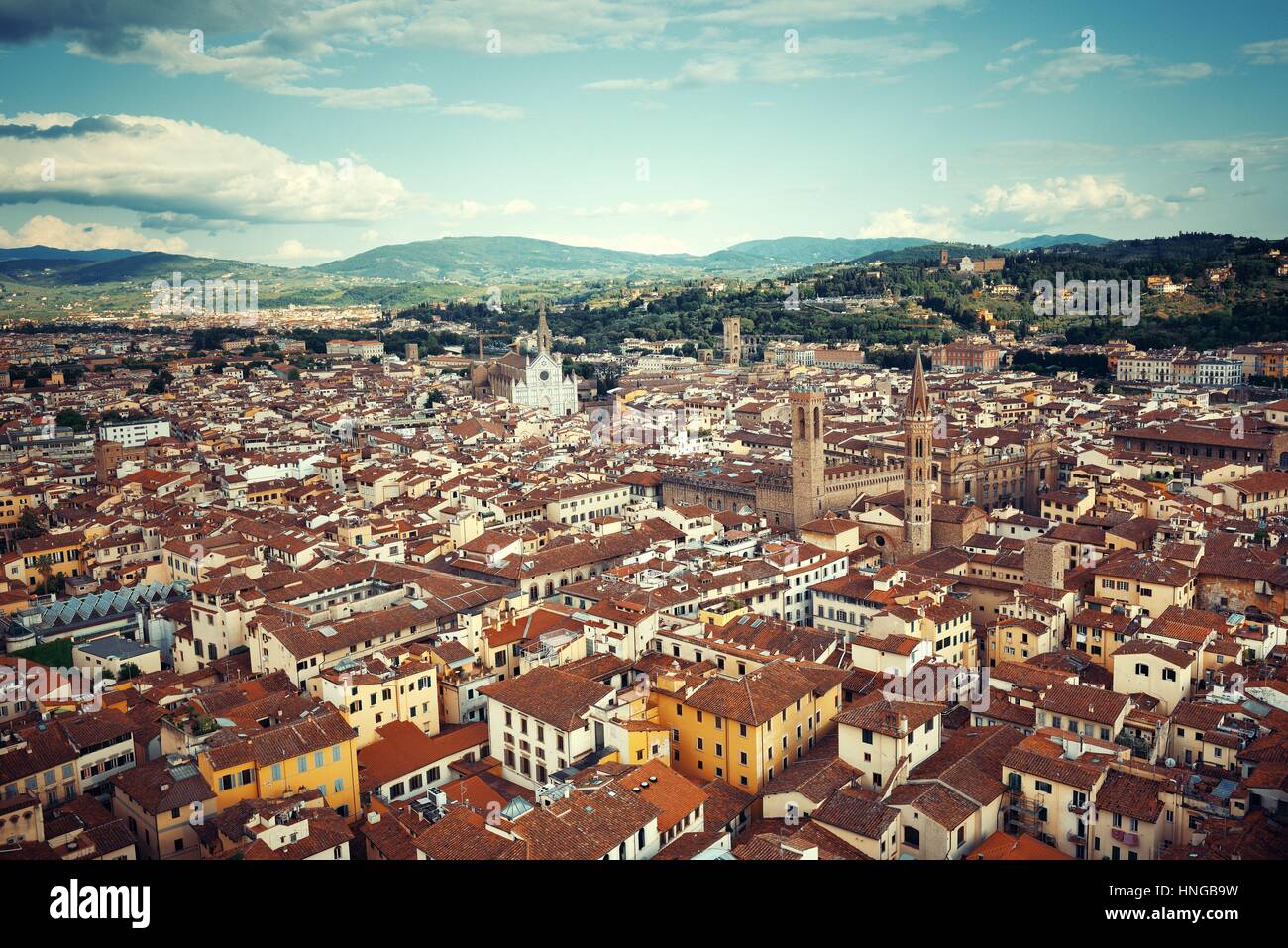 City skyline in Florence rooftop view in Italy Stock Photo - Alamy
