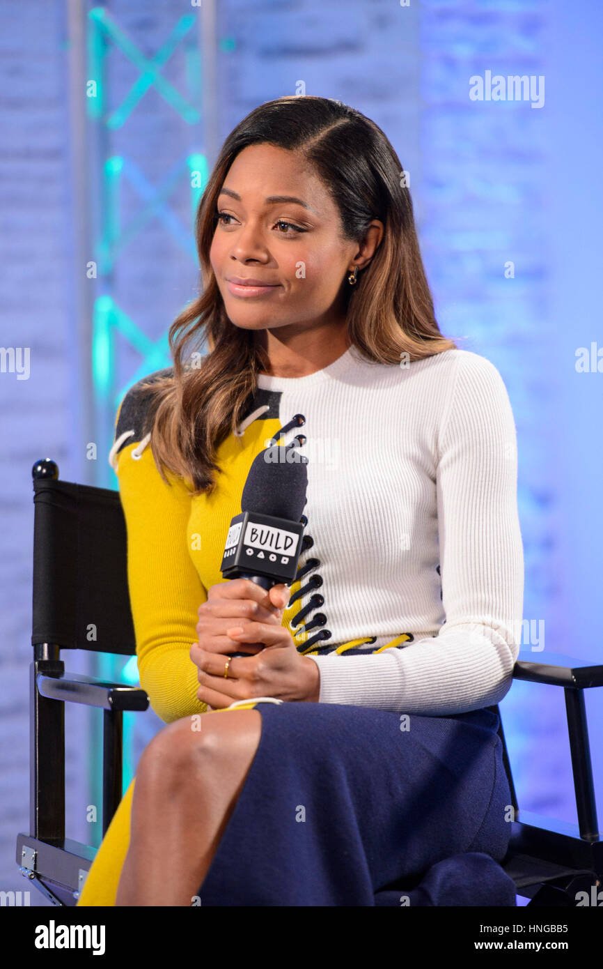 Naomie Harris during a BUILD series event in London Stock Photo - Alamy