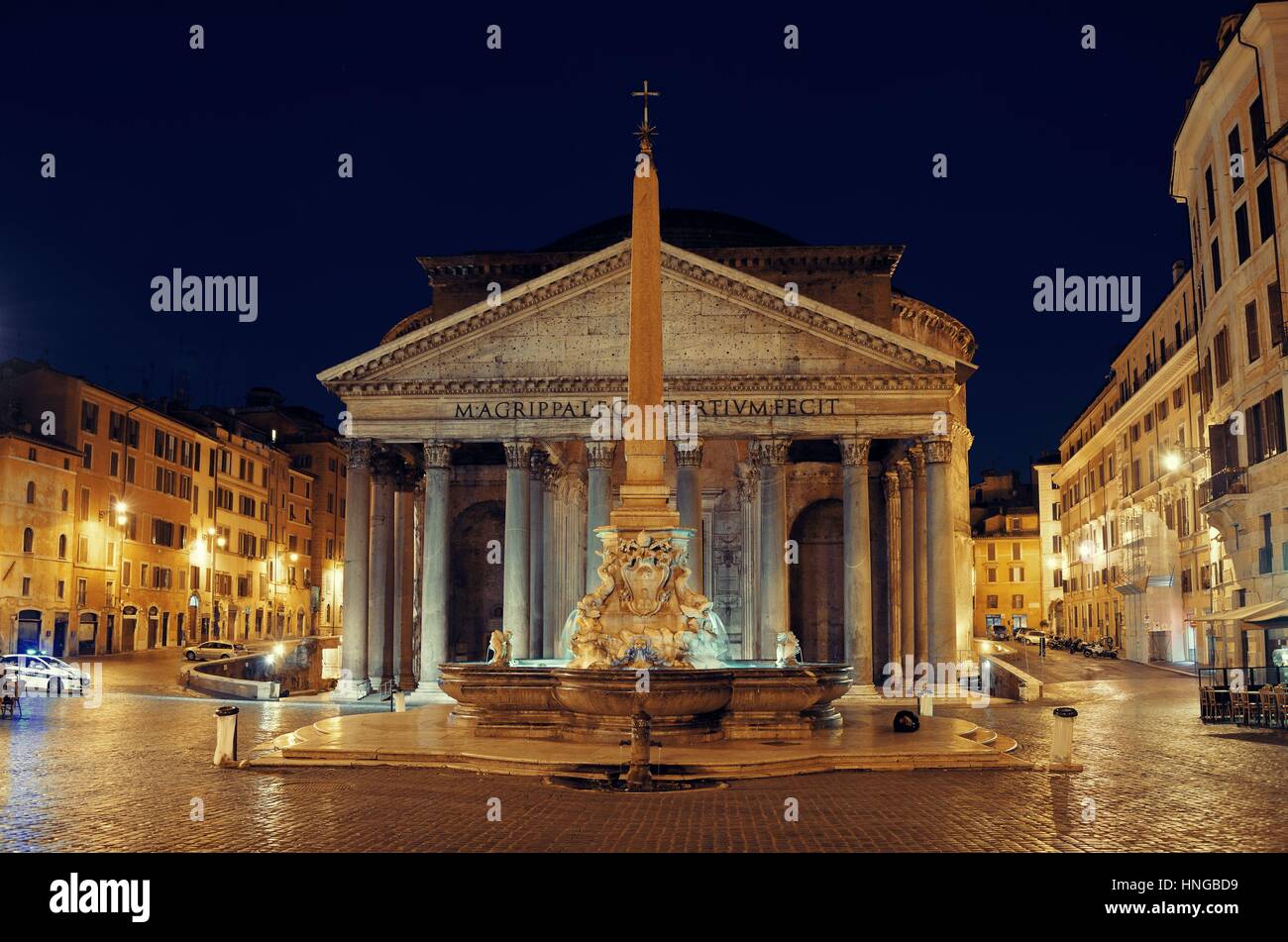 Pantheon At Night Street View It Is One Of The Best Preserved Ancient