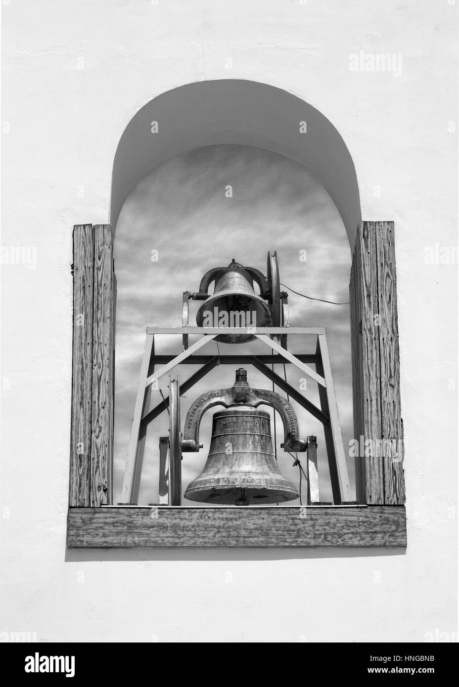 Mission church bells hi-res stock photography and images - Alamy