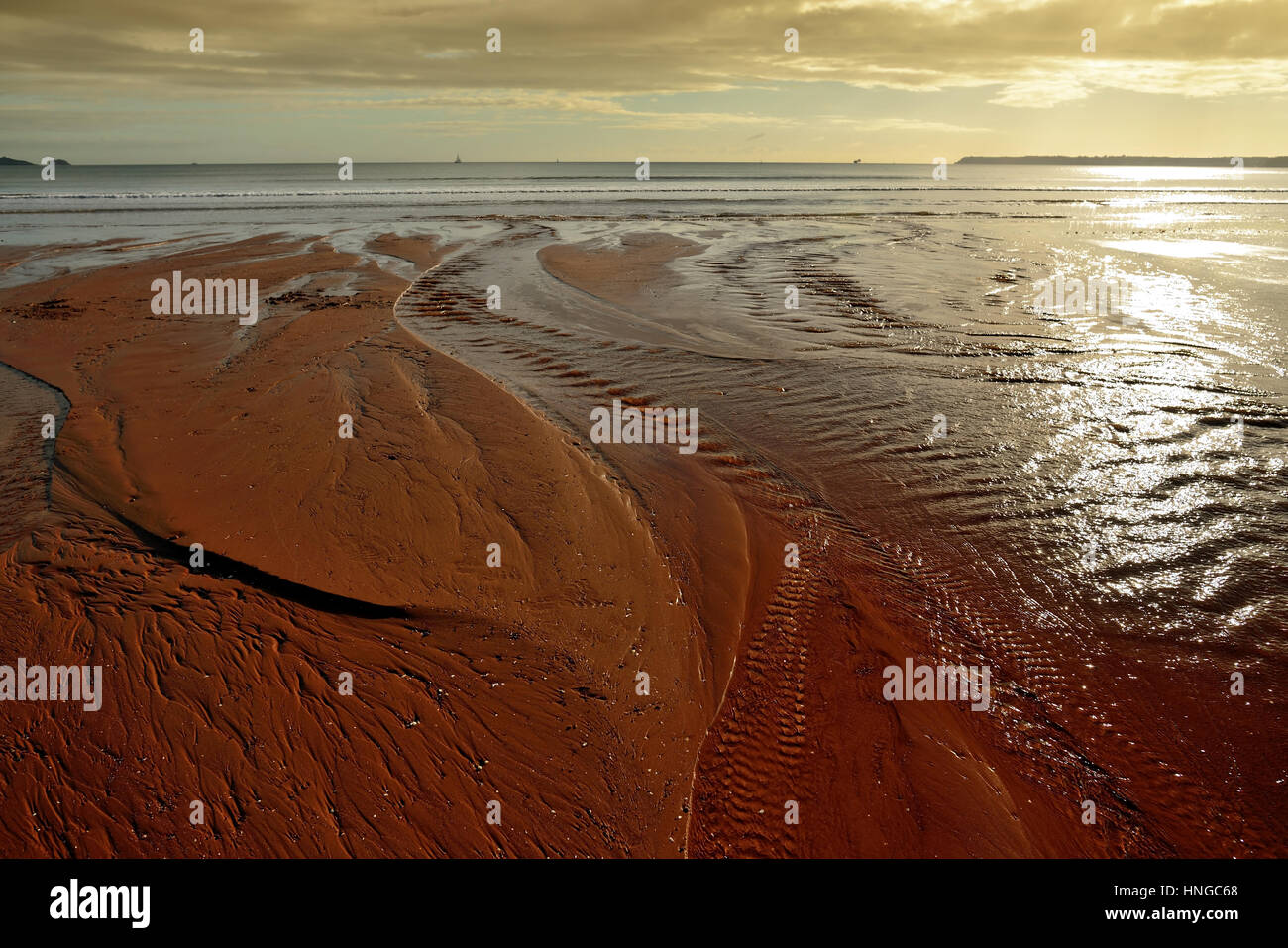 Patterns in the sand Stock Photo - Alamy